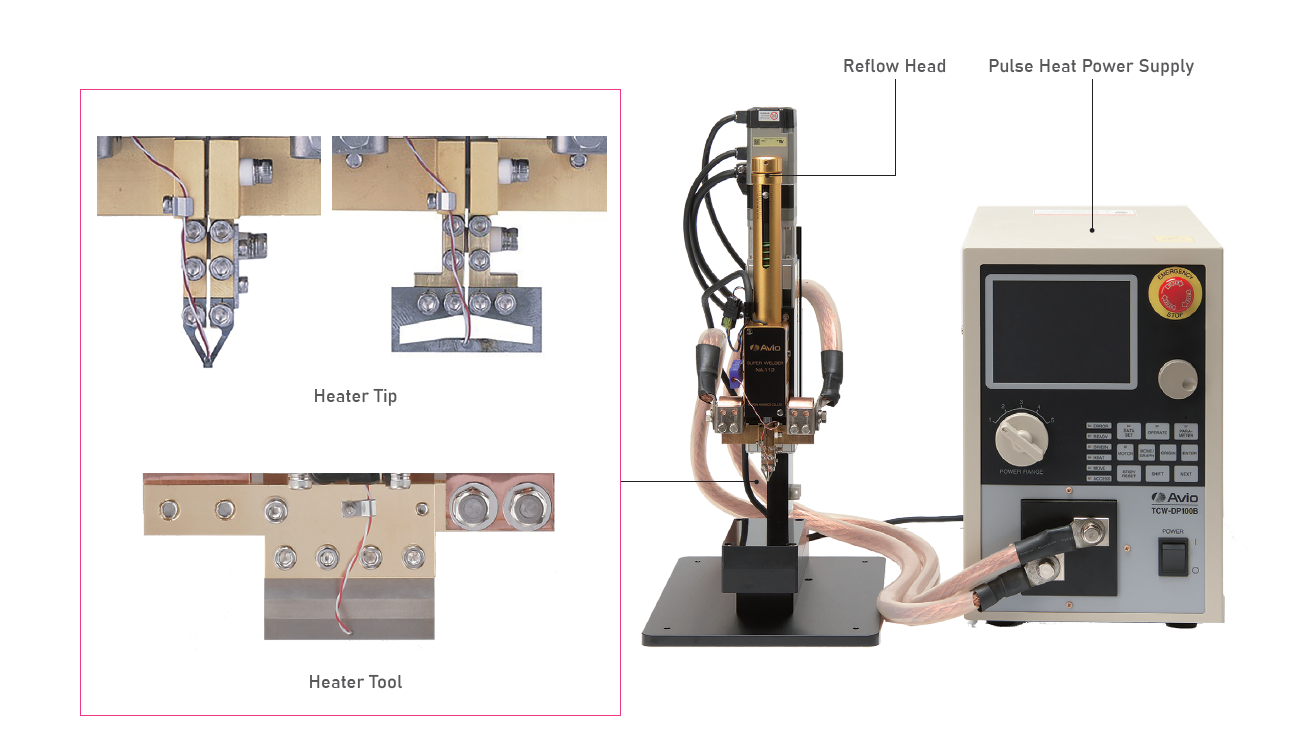 Principle of Pulse Heat (Hot Bar Reflow) Soldering - NIPPON AVIONICS Welding Products Division